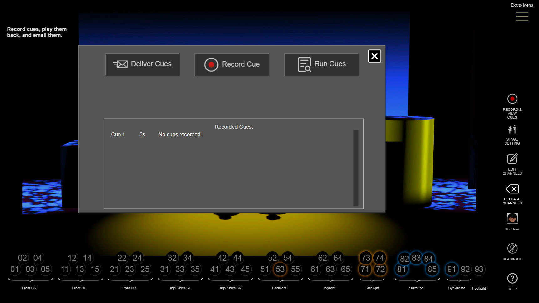Cue Builder - Matt Kizer: Scenic & Lighting Design