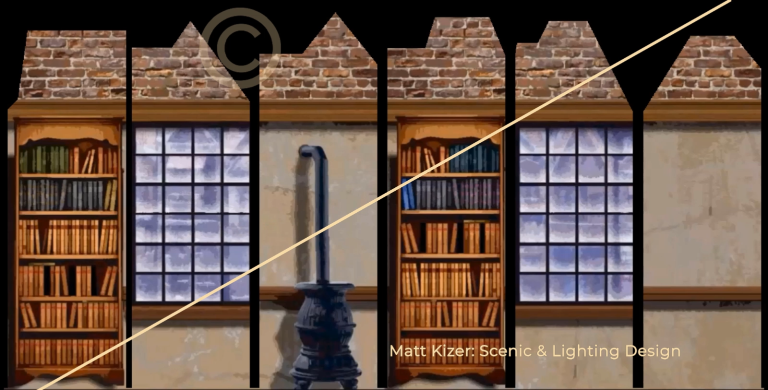 Scenic Projections for A Christmas Carol - Matt Kizer: Scenic ...