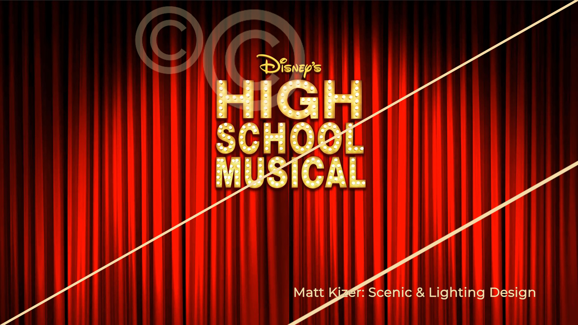 Scenic Projections for Disney's High School Musical - Matt Kizer ...